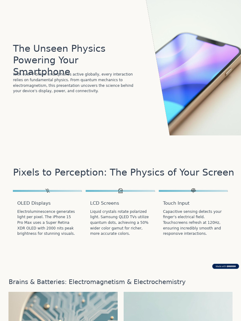 The Unseen Physics Powering Your Smartphone | PDF