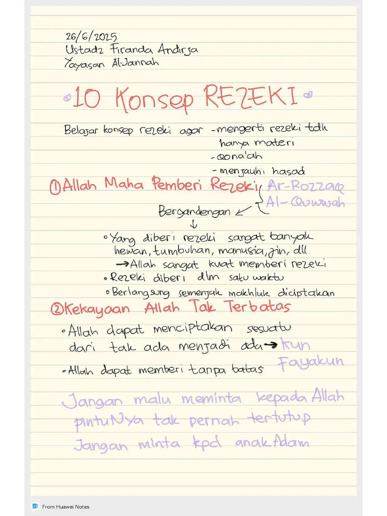 10 Konsep Rezeki | PDF