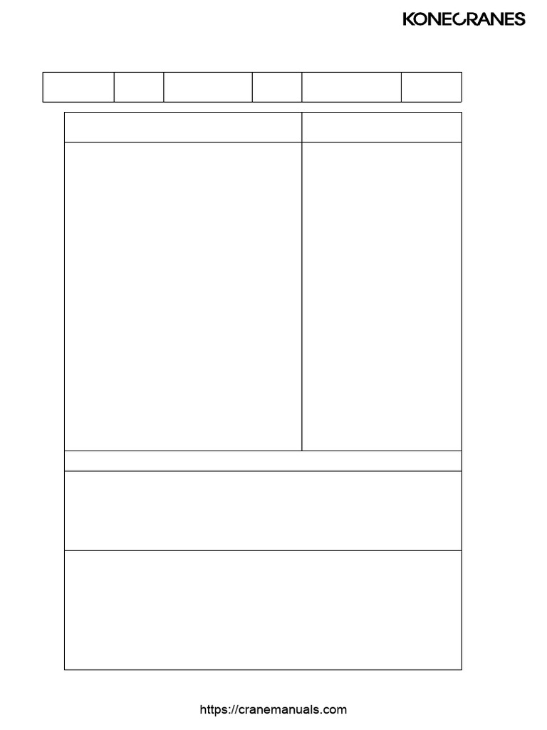 Konecranes HM023859 Crane Electrical Drawing | PDF
