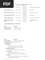 Average Body Dimensions for Men and Women | PDF