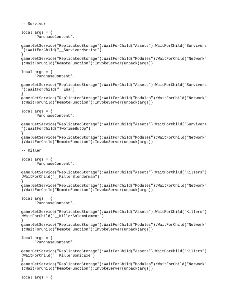 Forsaken Game Purchase Scripts | PDF