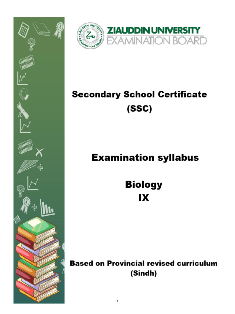 Grade IX Biology Exam Syllabus 2025 | PDF | Cellular Respiration | Mitosis