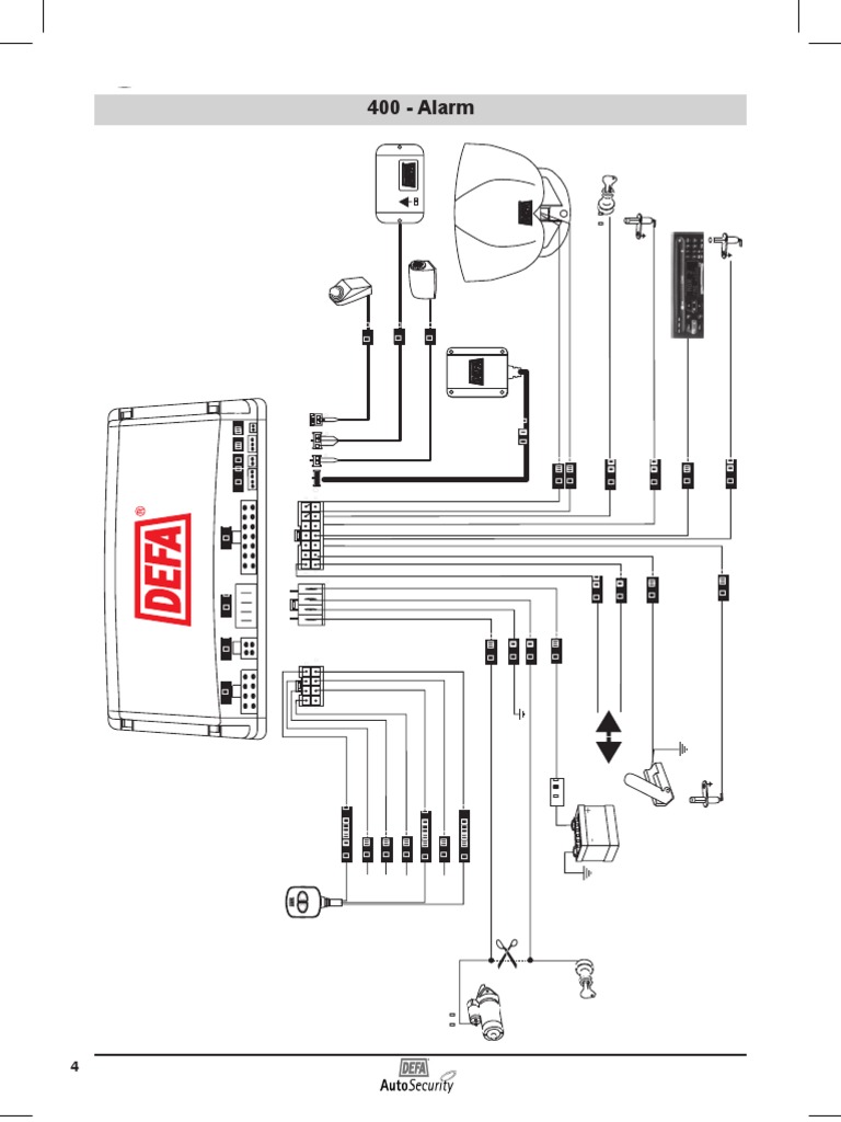 Alarm Defa 400 | PDF | Switch | Security Alarm