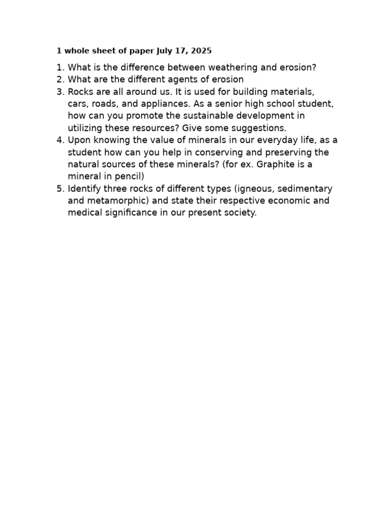1 Whole Sheet of Paper July 17 | PDF