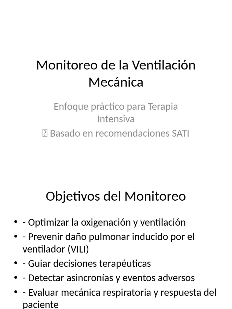 Monitoreo Venti SATI | PDF