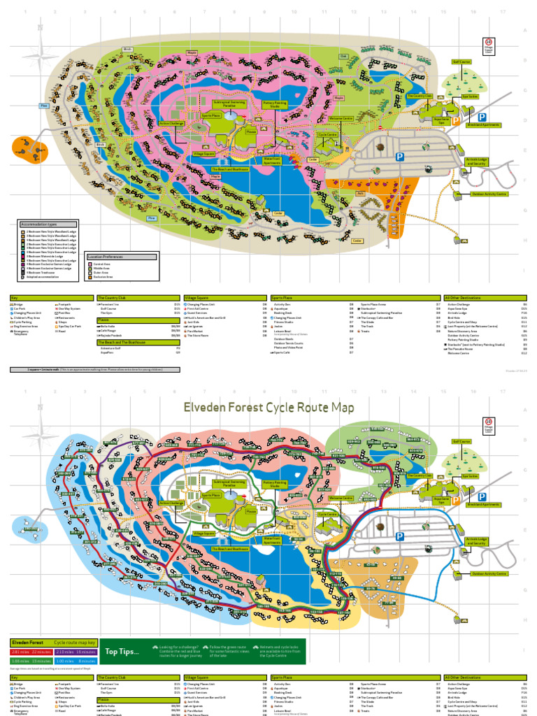 Elveden Forest Village Map Guide | PDF