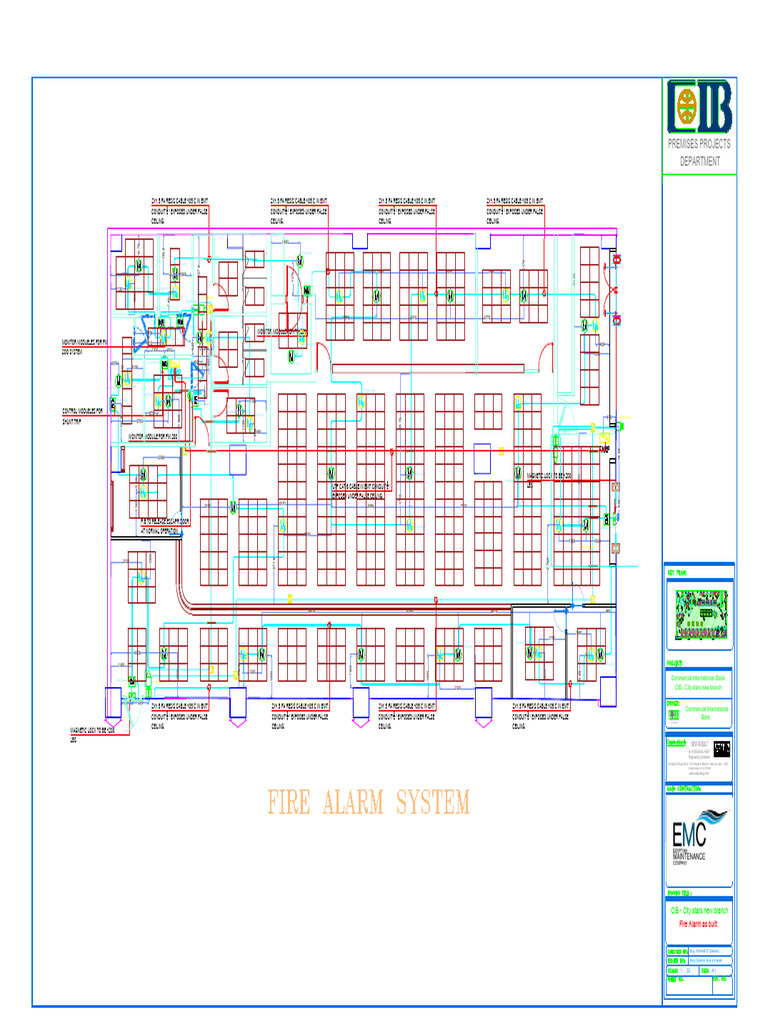 Fire Alarm Asbuilt-Fire Alarm | PDF | Construction Law | Firefighting