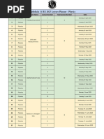 Lecture Planner - Physics - Arjuna NEET 2.0 2026 | PDF | Physical Phenomena | Physical Sciences