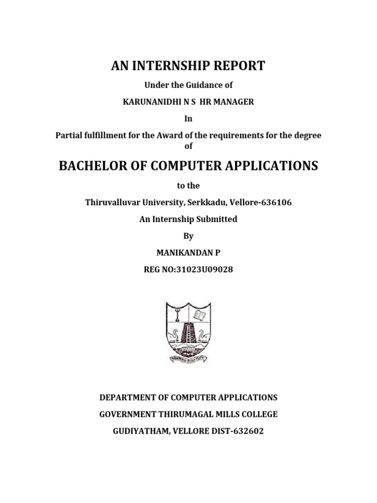 MANIKANDAN28 Internship Report-2 | PDF | Web Development | Page Layout
