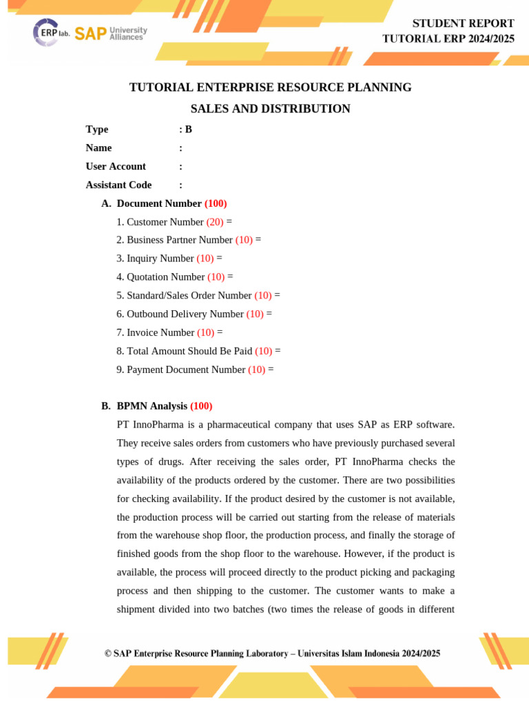 Student Report SD Type B | PDF