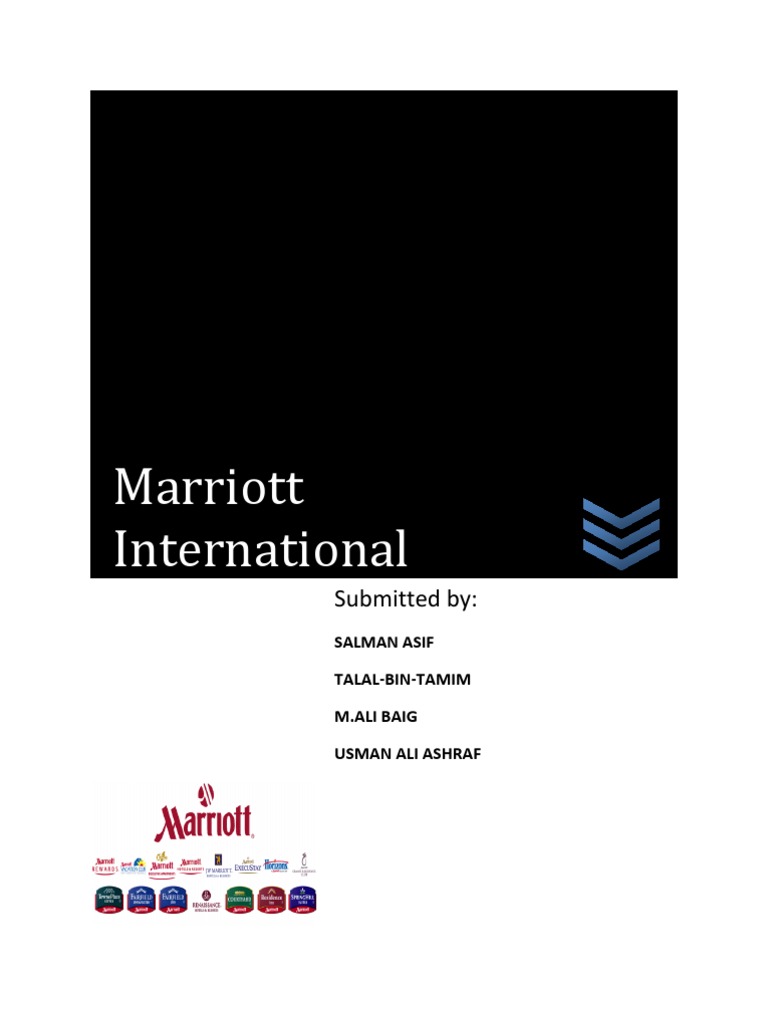 Marriott International: History & Vision | PDF | Marriott International ...