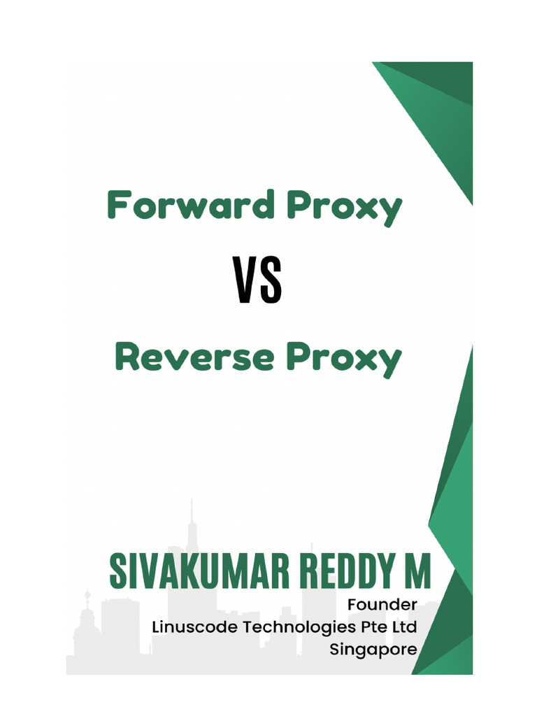 Forward Proxy and Reverse Proxy Servers | PDF | Proxy Server | Computer Engineering