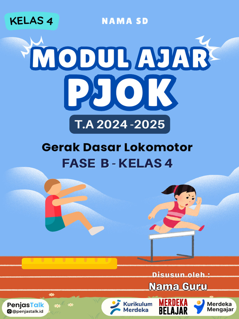 Modul Pembelajaran Gerak Lokomotor Kelas 4 | PDF