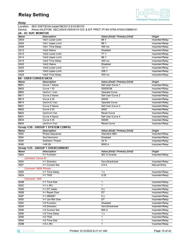 38cd b310 Areva p14n Setting | PDF | Electrical Engineering | Electric ...