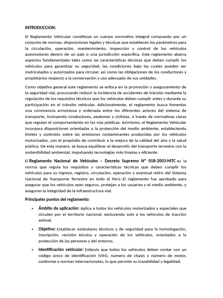 Resume N | PDF | Seguridad vial | Transporte