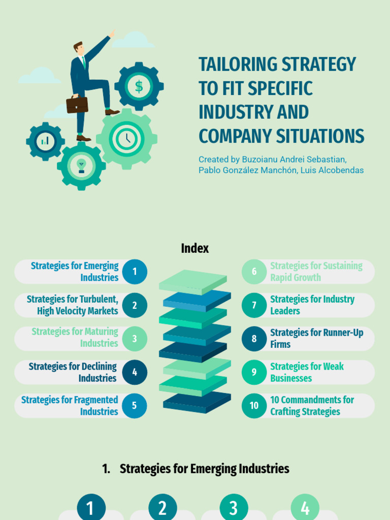 Tailoring Strategies for Industries | PDF | Innovation | Apple Inc.
