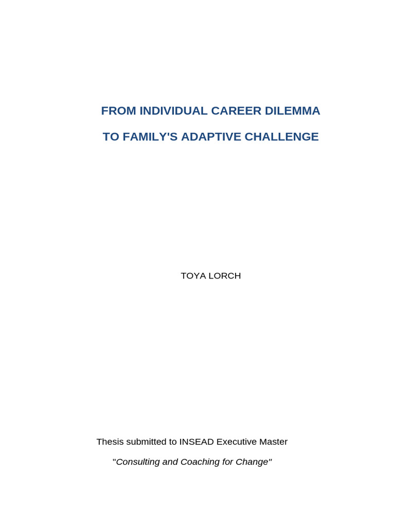 Dissertation Final Version Leadership | PDF | Family | Family Therapy