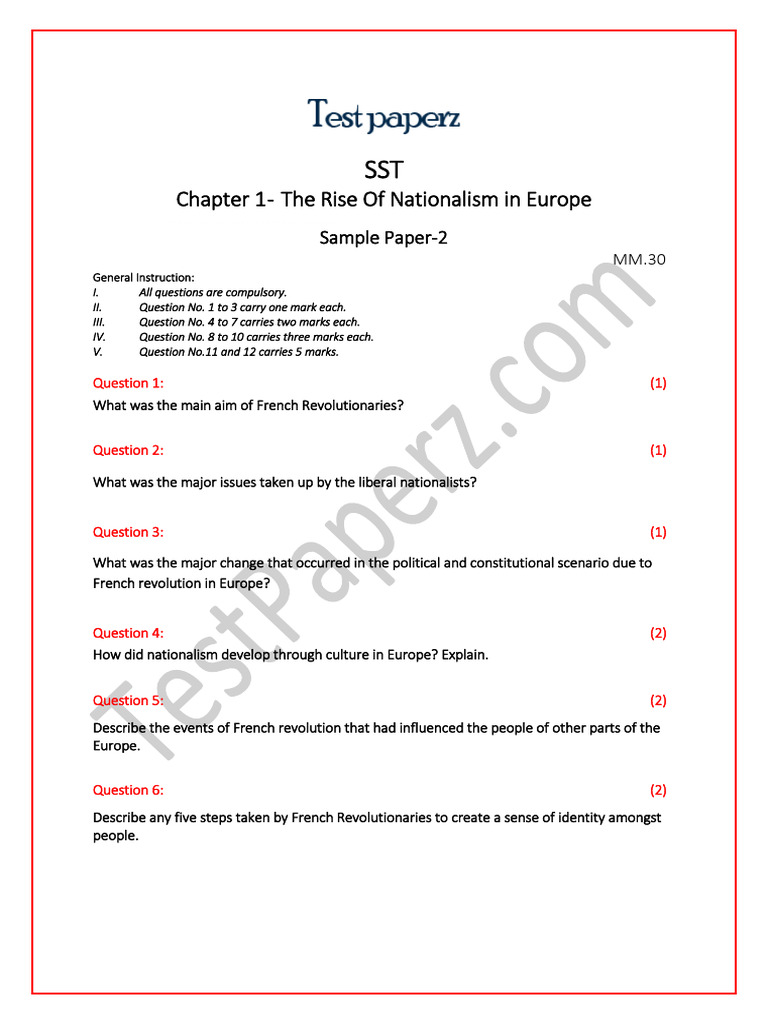 Nationalism and the French Revolution | PDF | Nationalism | Europe