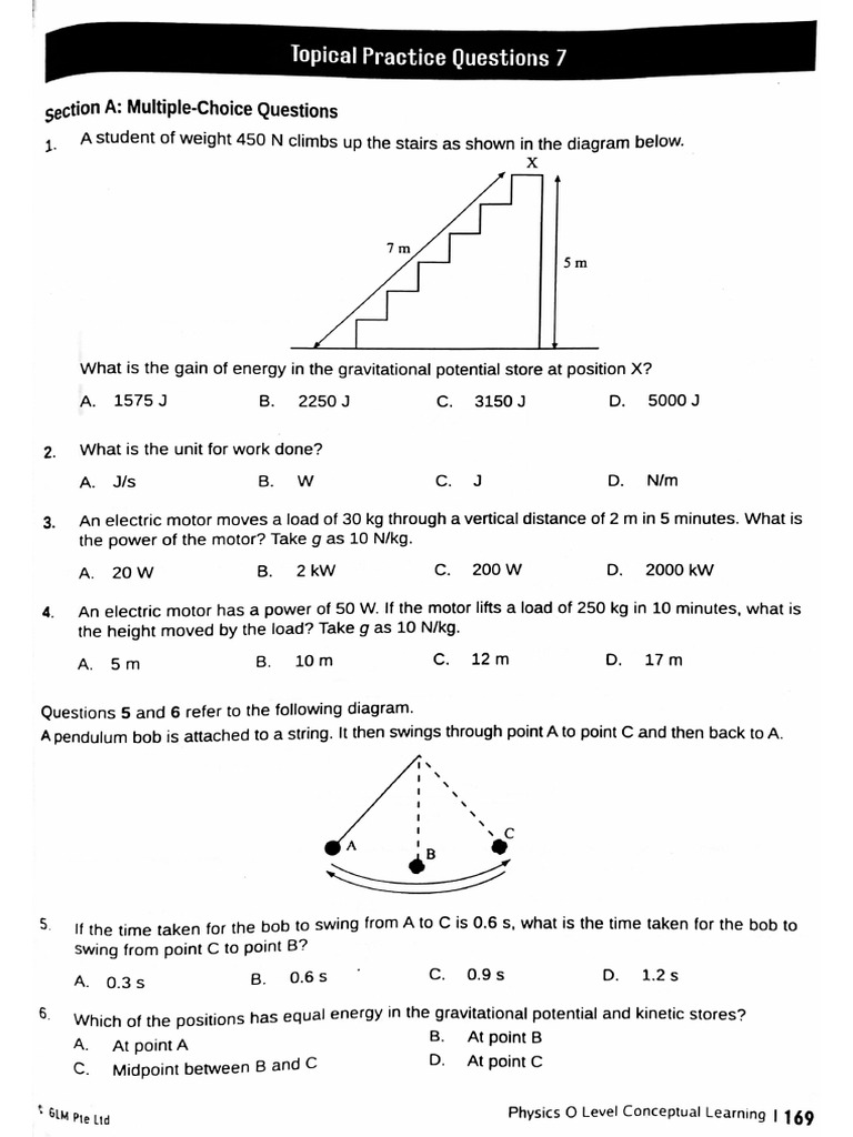 Review UNIT 7 - ENERGY | PDF
