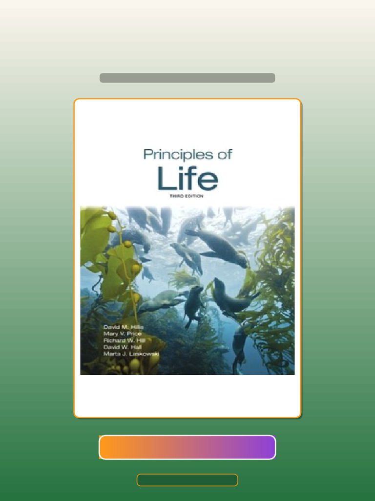 Principles of Life 3rd Edition Hillis Unlocked Test Bank | PDF | Cell ...