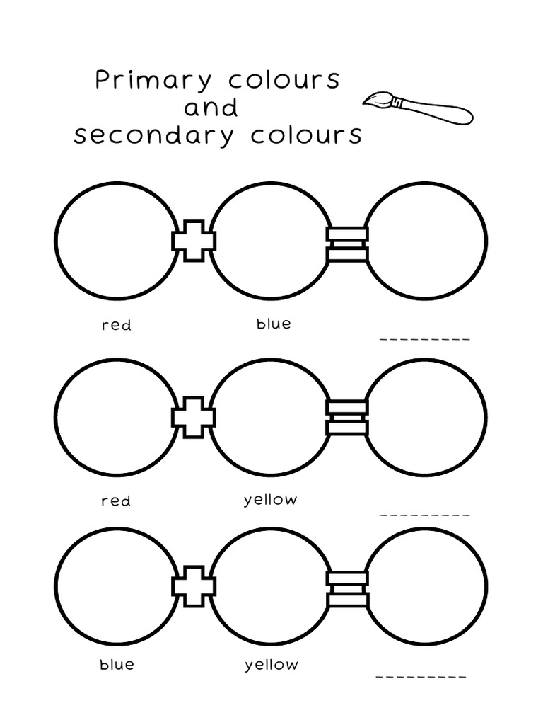 Color Mixing Template | PDF