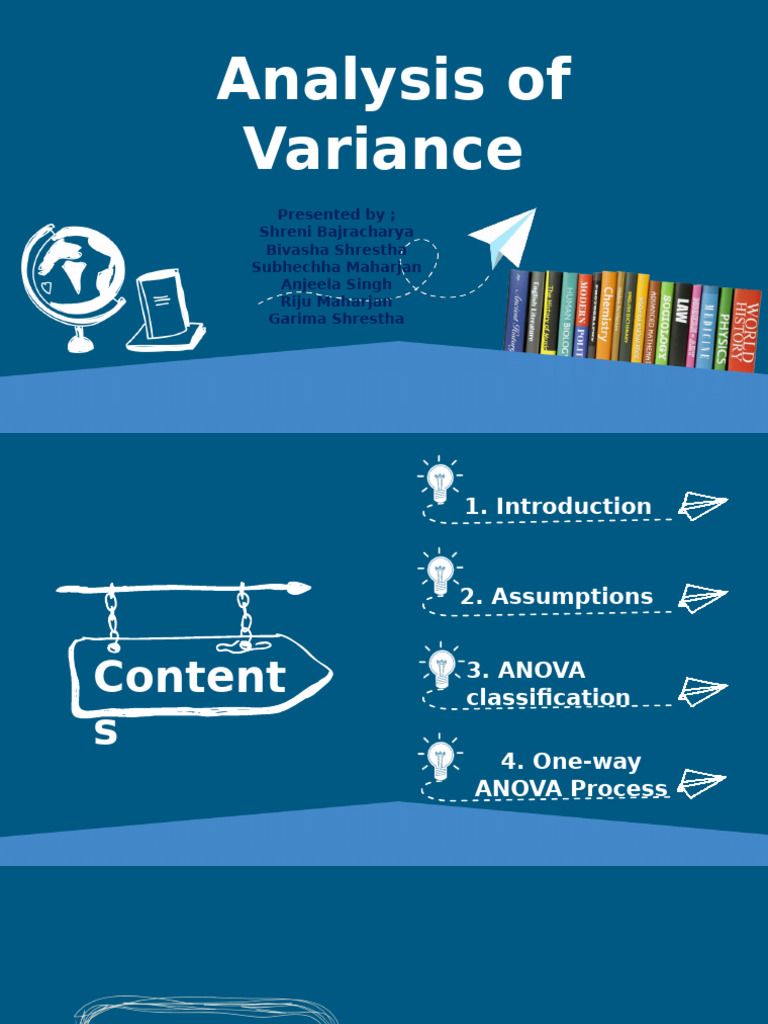 Presentation On Analysis of Variance | PDF | Analysis Of Variance | Variance