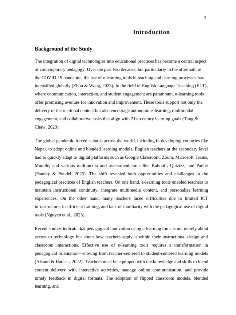 Main Proposal Tul | PDF | Educational Technology | Pedagogy