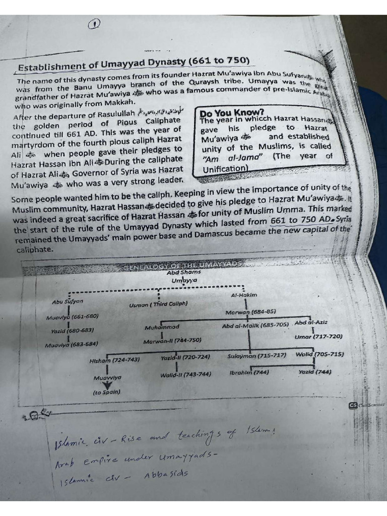 Umayyad and Abbasid | PDF