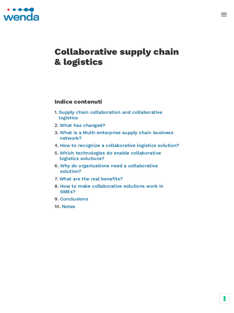 Multi-Enterprise Supply Chain Collaboration | PDF | Supply Chain ...