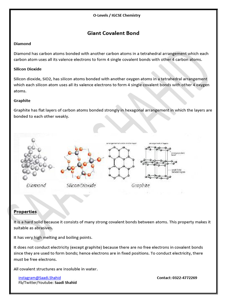 Covalent and Metallic Bonding Explained | PDF | Chemical Bond | Ion