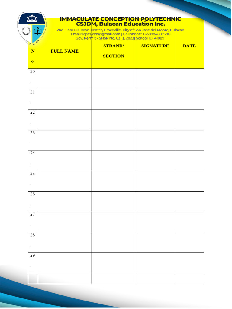 Attendance Orientation | PDF