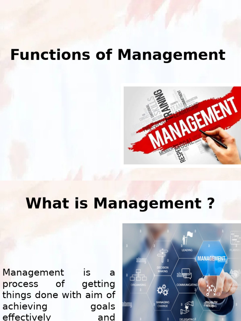 +2 Functions of Mgt. | PDF