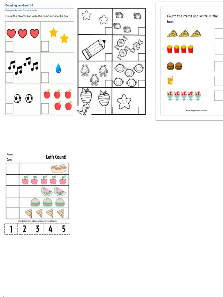 Kindergarten Quarter 1, Week 6 Worksheet | PDF
