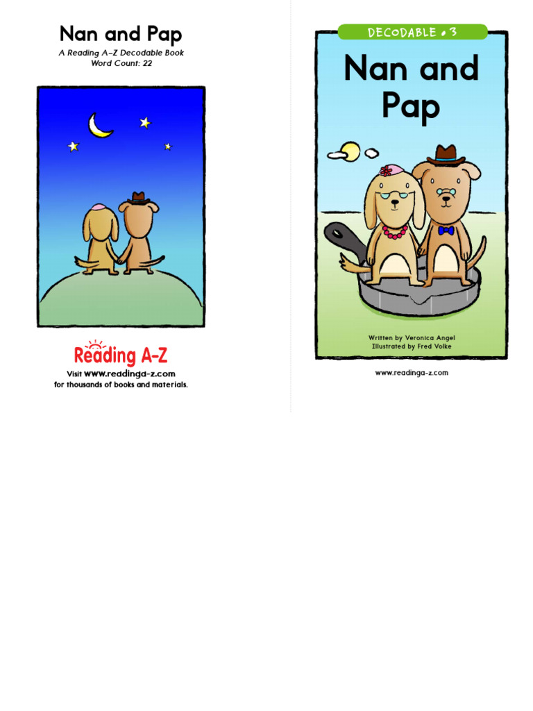 Nan and Pap: A Decodable Book | PDF