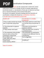 Coordination Compounds Class12 Detailed Notes | PDF