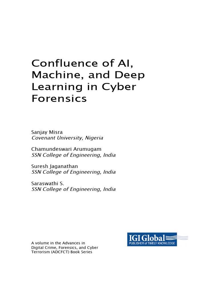 Confluence of AI, Machine, and Deep Learning in Cyber Forensics | PDF ...