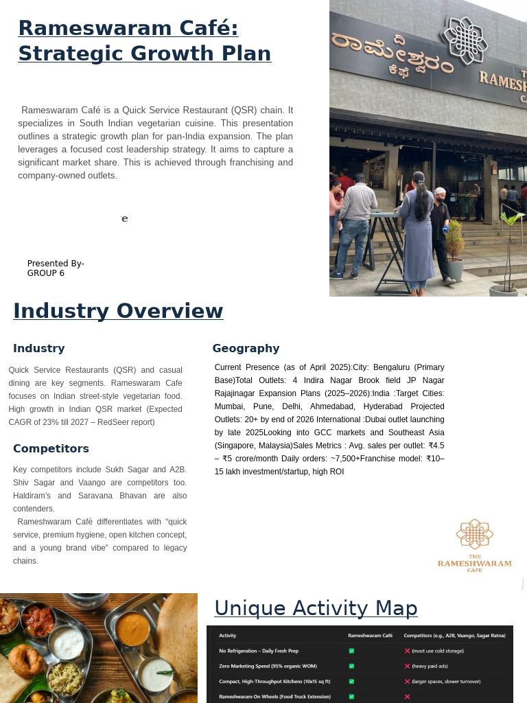 Rameswaram Café Franchise Growth Plan | PDF | Retail | Loyalty Program