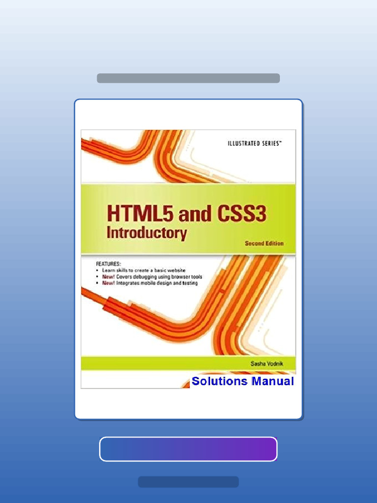 HTML5 and CSS3 Illustrated Introductory 2nd Edition Vodnik Fast Access | PDF | World Wide Web ...
