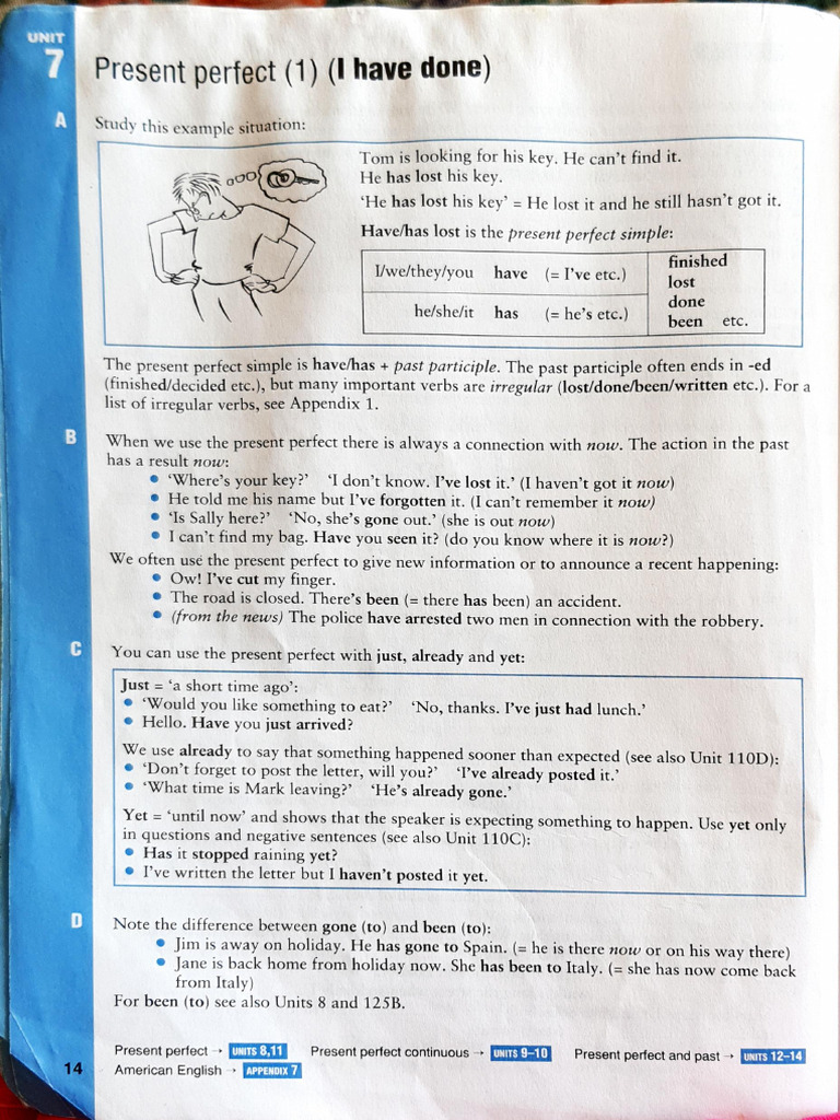 Present Perfect Tense Explained | PDF | Perfect (Grammar) | Syntax