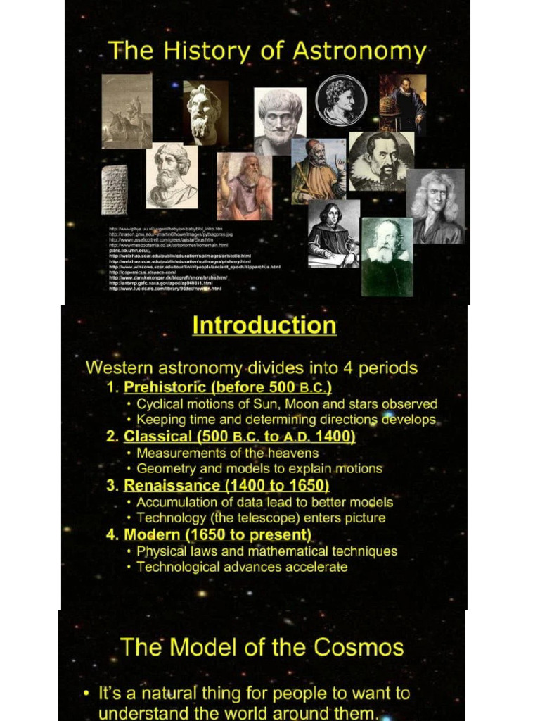 History of Astronomy 2 | PDF