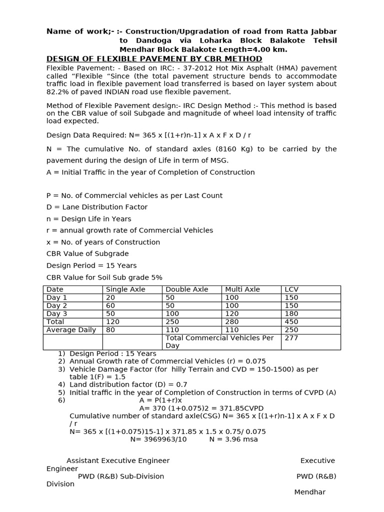 CBR Pavement Design | PDF | Road Surface | Road