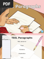 TEEL Paragraph Sentence Starters Guide | PDF