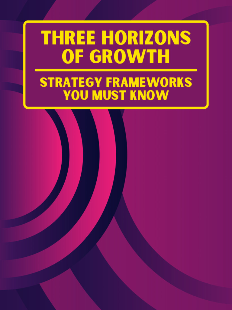 Three Horizons Growth Strategy Framework | PDF | Mentorship | Innovation