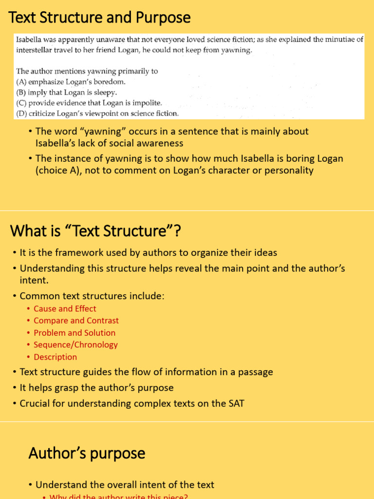 Text Structure and Purpose | PDF | Brain | Reward System