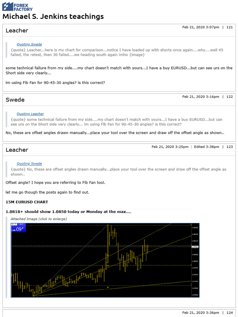 Michael S. Jenkins Teachings - Page 7 - Forex Factory | PDF