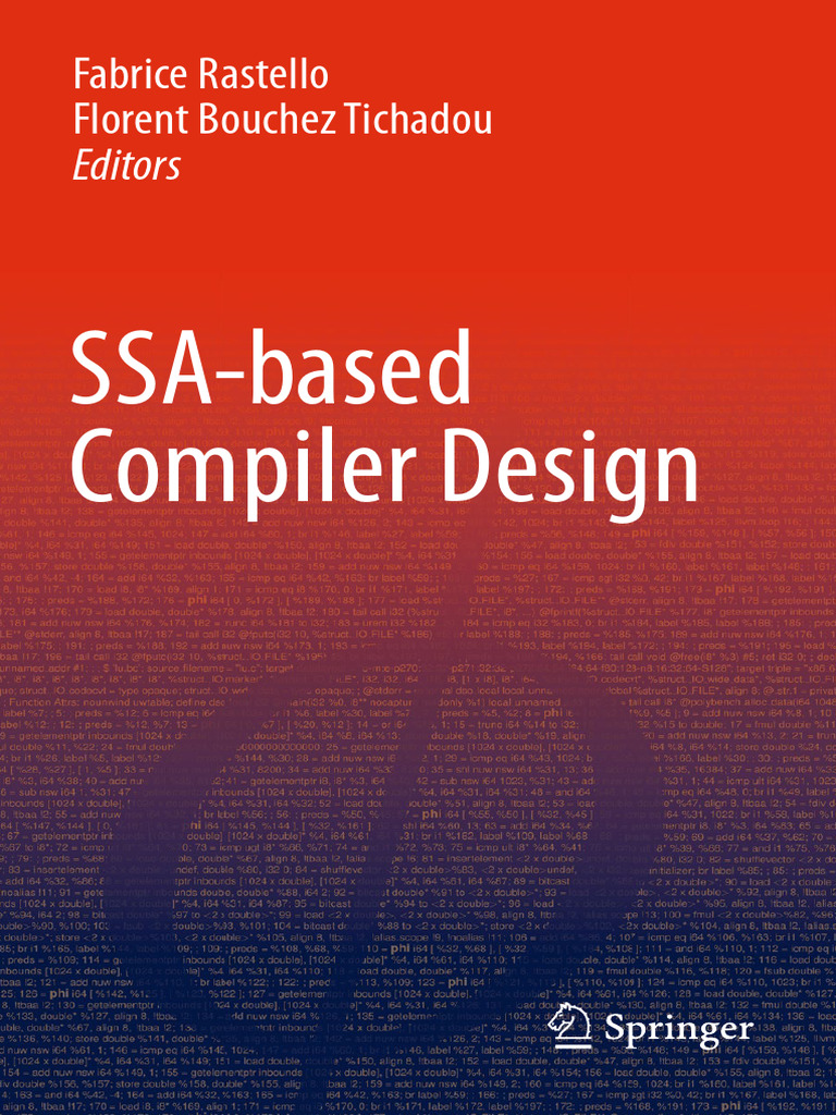 SSA-based Compiler Design | PDF | Program Optimization | Variable (Computer Science)