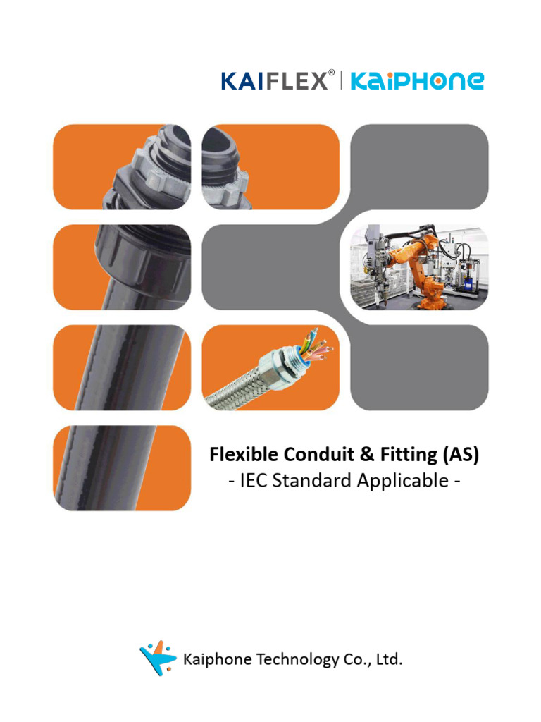 Flexible Conduit - Fitting-As - R14 | PDF | Pipe (Fluid Conveyance ...