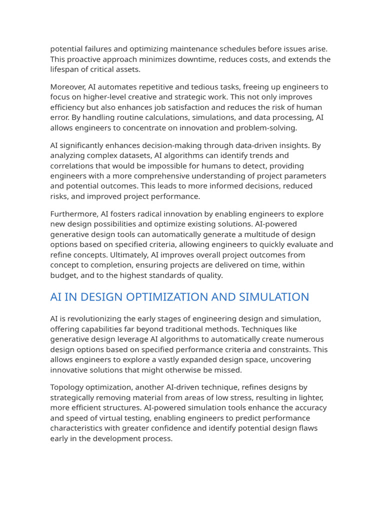 AI in Engineering Proposal-2 | PDF | Artificial Intelligence | Intelligence (AI) & Semantics