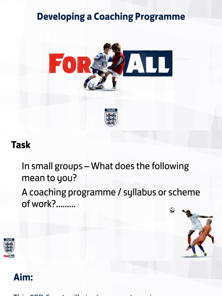 Developing A Coaching Programme | PDF