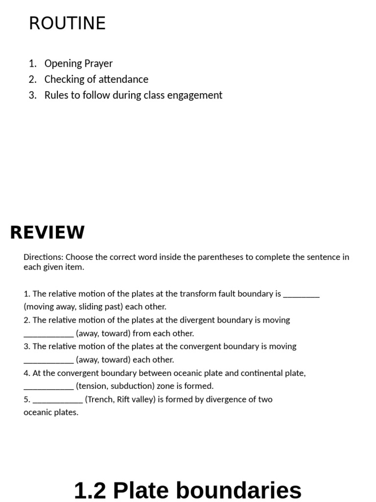 Melc 2-Forces Along Plate Boundaries - 090916 | PDF | Plate Tectonics ...